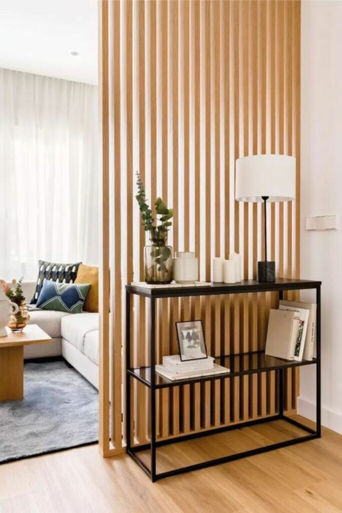 Ideas de revestimiento con listones de madera - Blog Decolovers