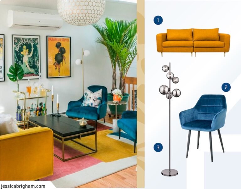 Con qué colores combinar tu sofá y sillas azules - Decolovers