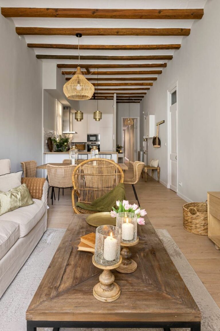 Cómo distribuir un living comedor pequeño y rectangular